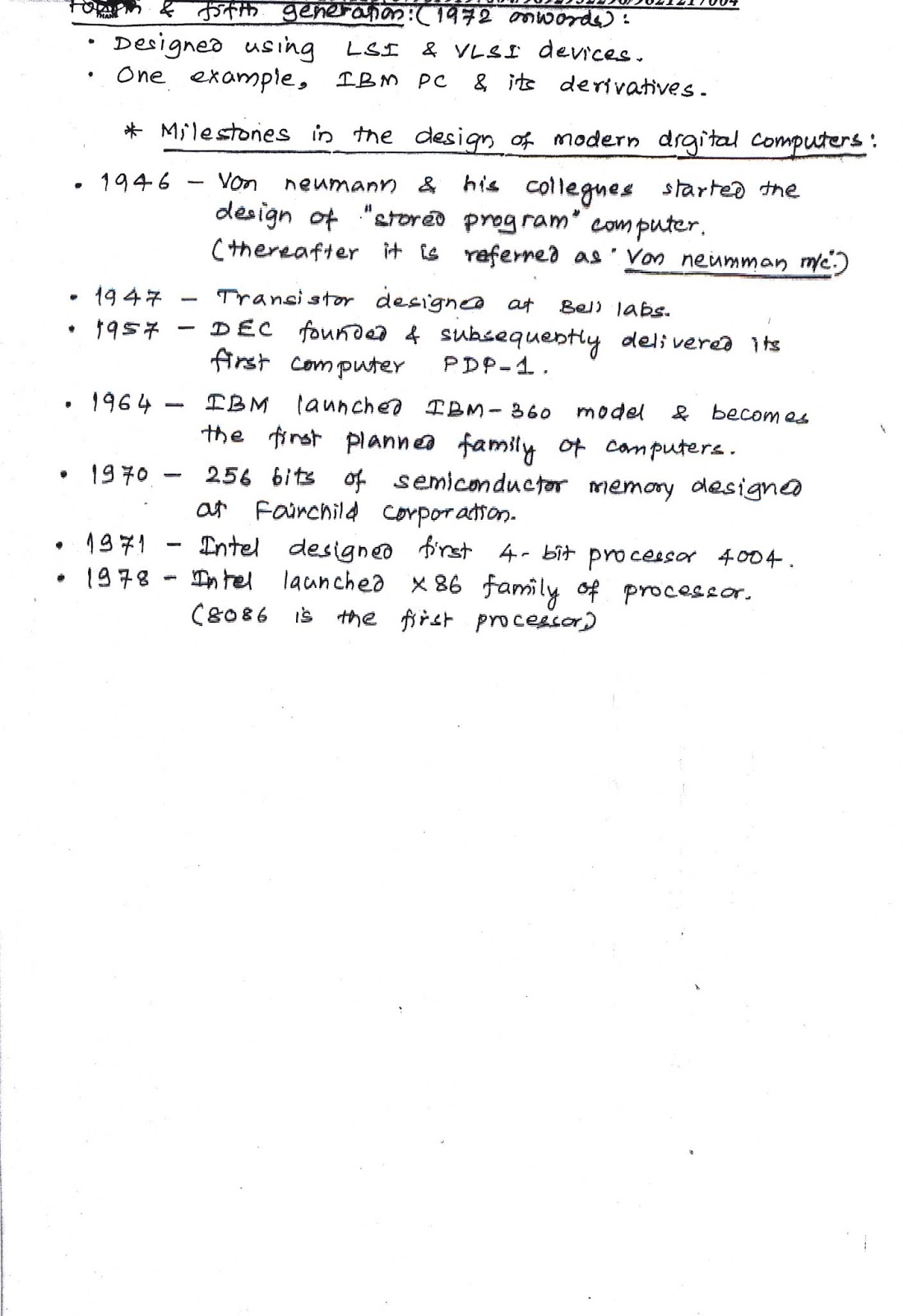 Computer Organization & Architecture: Introduction to COA- Scanned notes