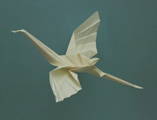origami flying bird ~ origami instructions art and craft ideas