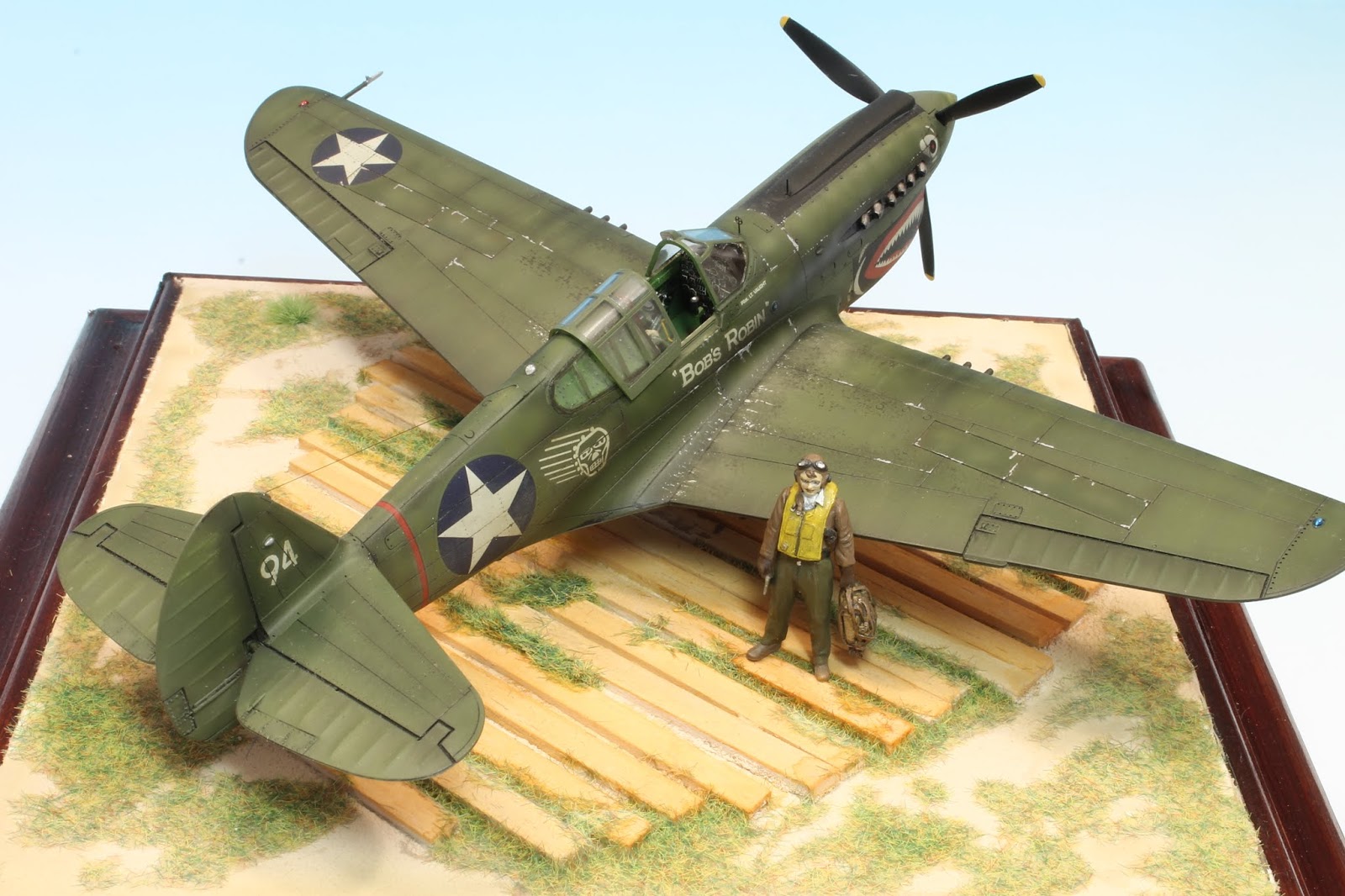 Istvan Michalko's scale models: Curtiss P-40E Warhawk, 49FG9FS Vaught ...