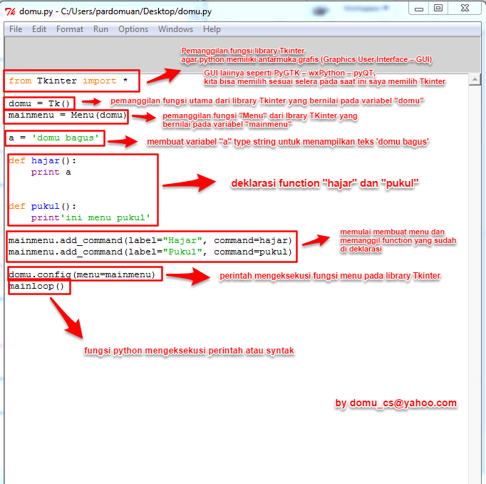 Penggunaan Function Pada Python