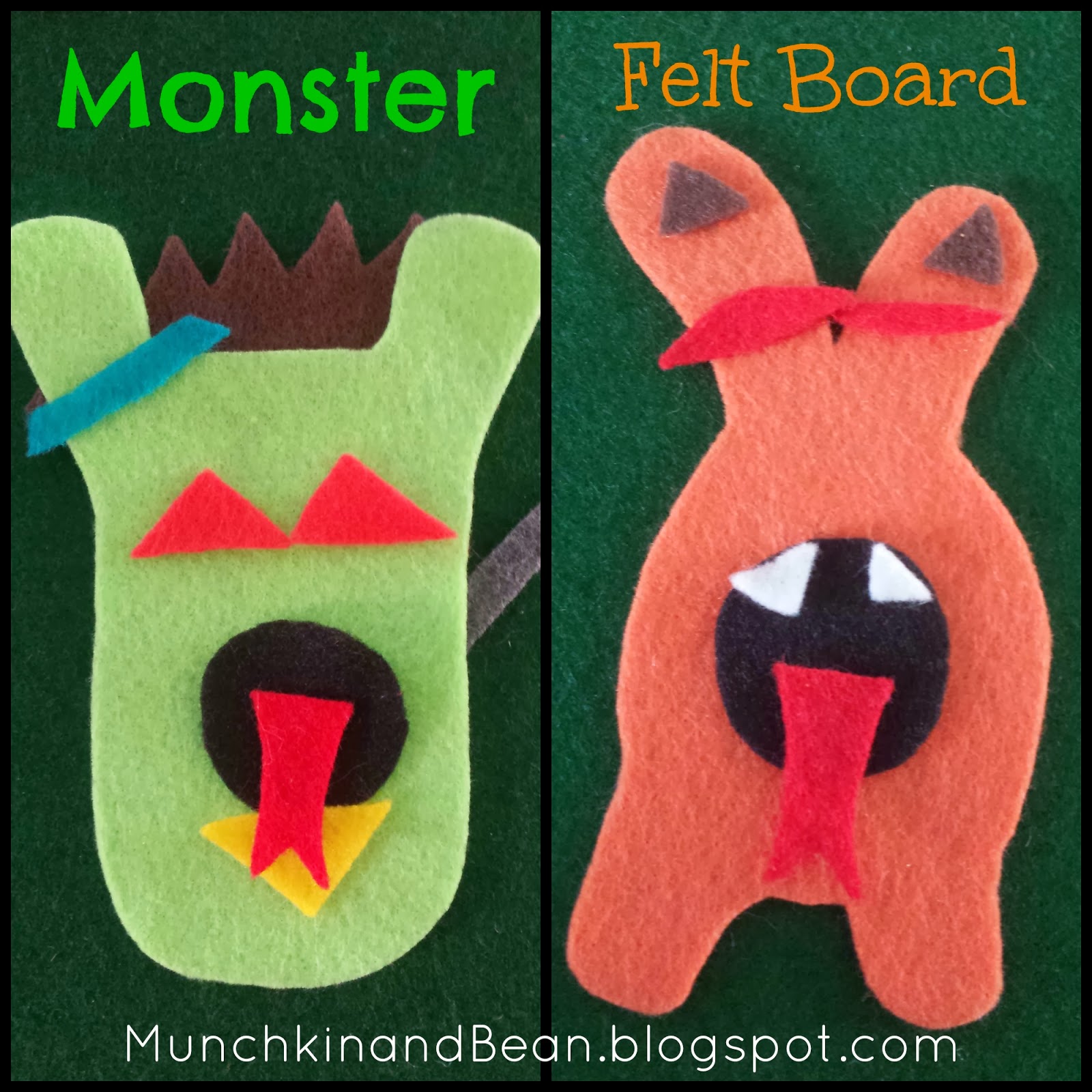 Munchkin and Bean: Monster Felt Board