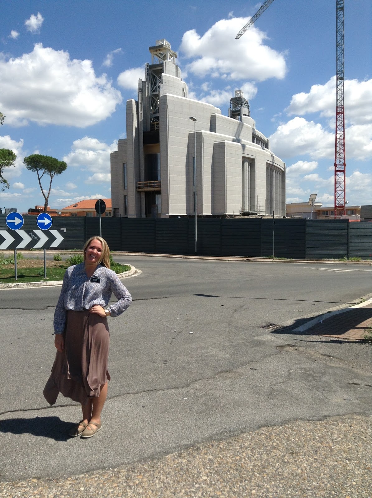 Mission Blog: New Missionaries at Rome Temple Site - August 2015