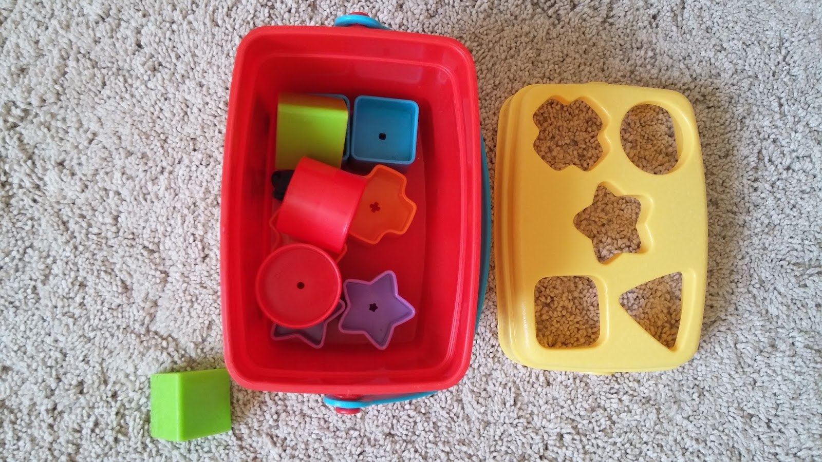 Learning shapes, montessori activity for a toddler. | Happy Mama Secrets
