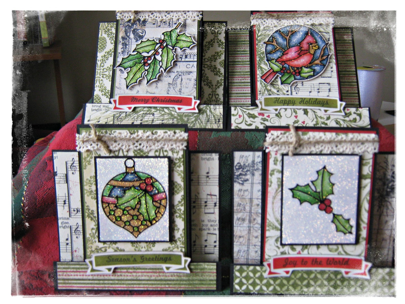 Stain Glass Glitter Cards, with Charmagne | Card Making & Scrapbooking ...