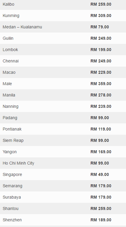 Air Asia机票大大大促销！最低只需RM10！ 别错过了 - Leesharing