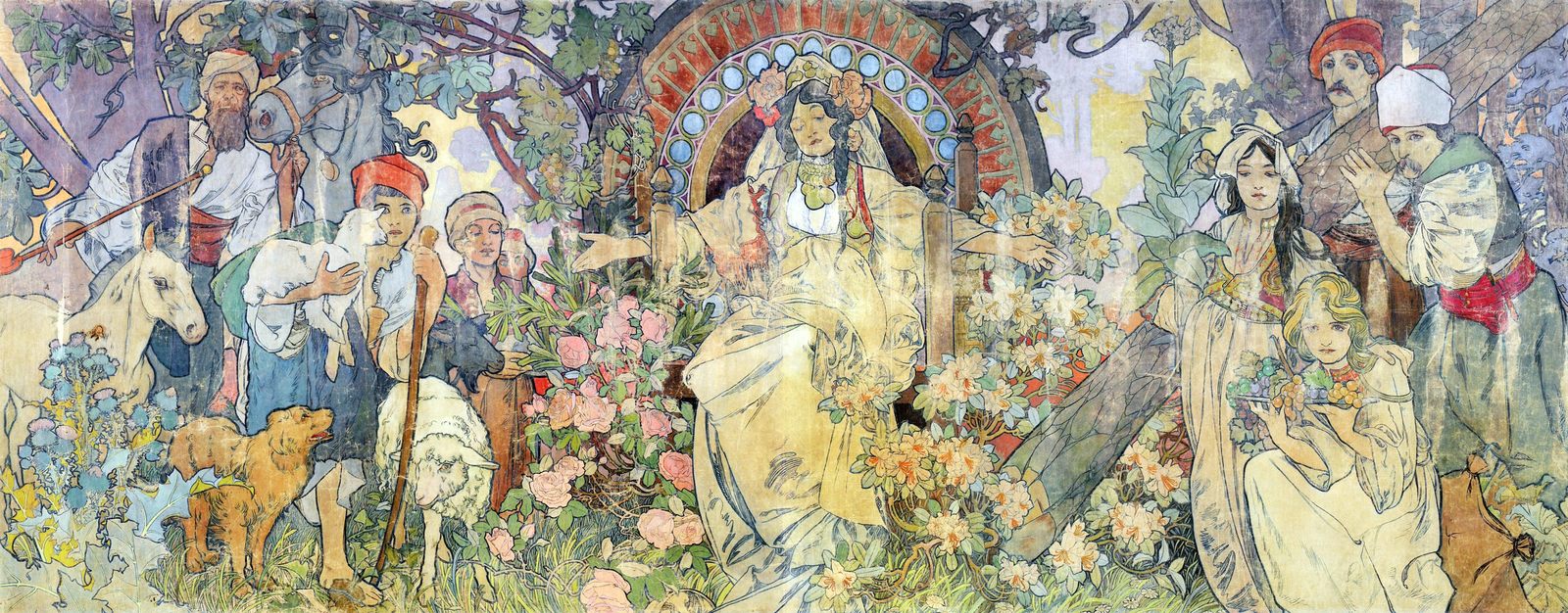 le blog de guy: Alfons Mucha. Catherine de Buzon.