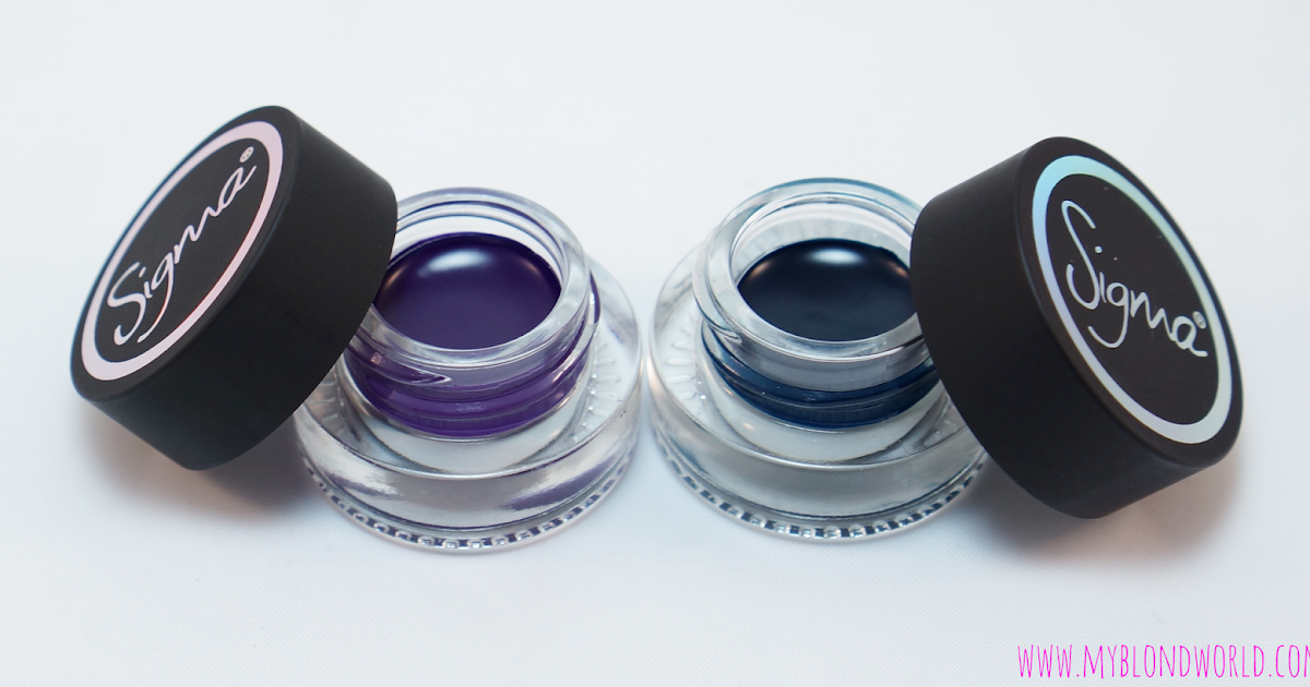 My Blond World: Recenze: Sigma Gel Liner - gelové oční linky