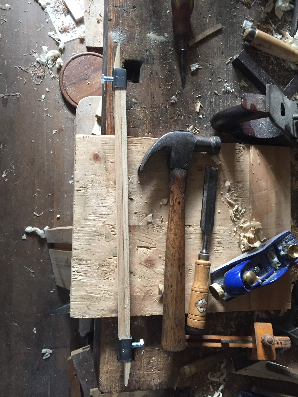 Unplugged Woodworking: Cleaning up the pinching rods