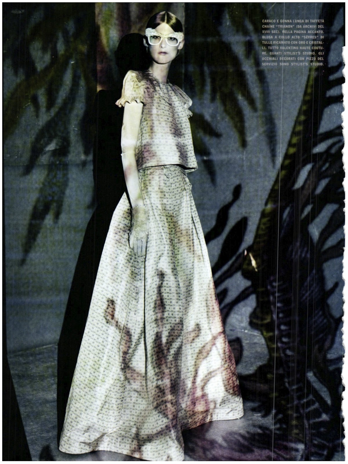 a lady in spring: marie piovesan by paolo roversi for vogue italia ...