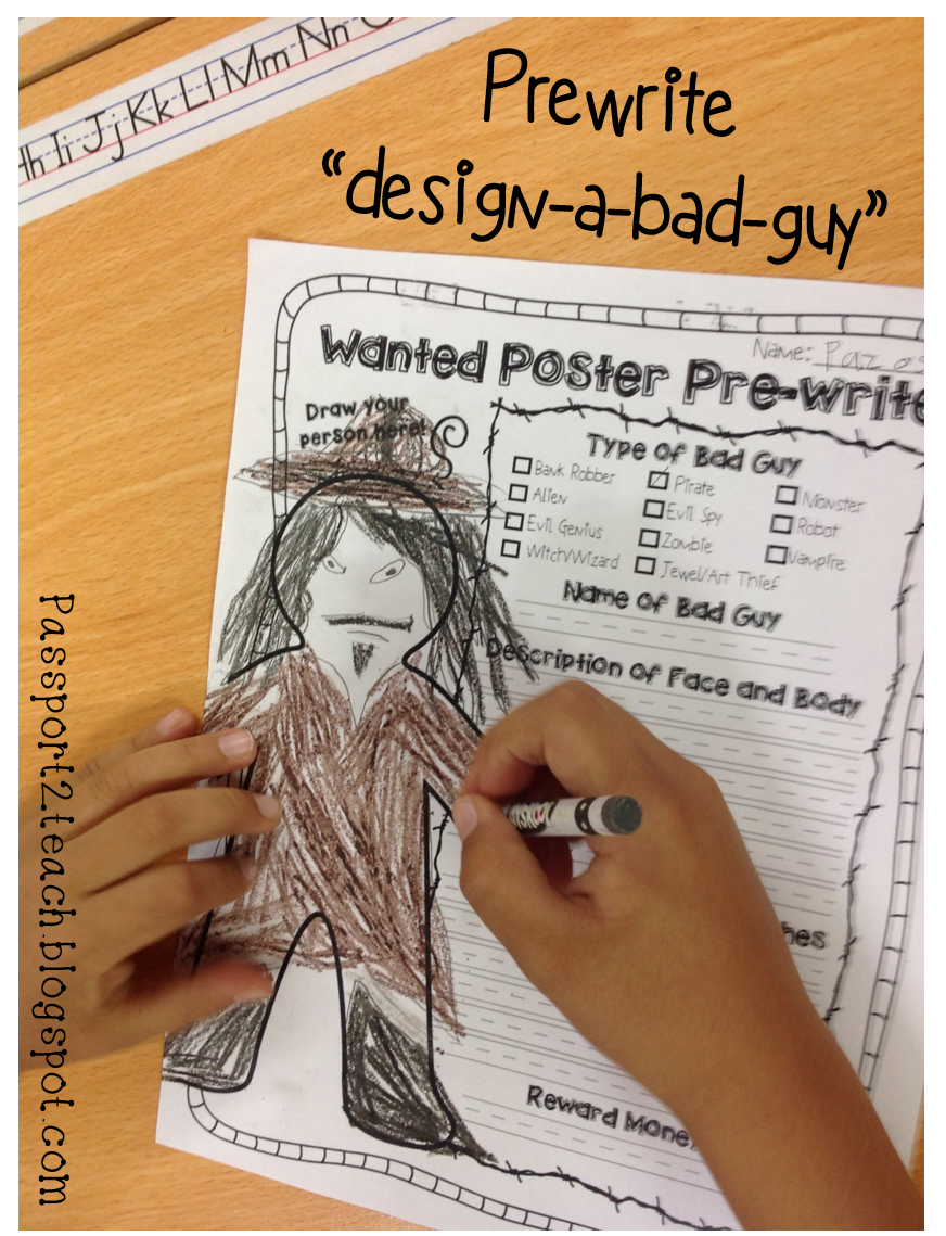 Passport2Teach: Wanted Poster Writing Project - How Strong Are Your Ideas??