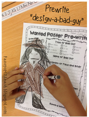 Passport2Teach: Wanted Poster Writing Project - How Strong Are Your Ideas??