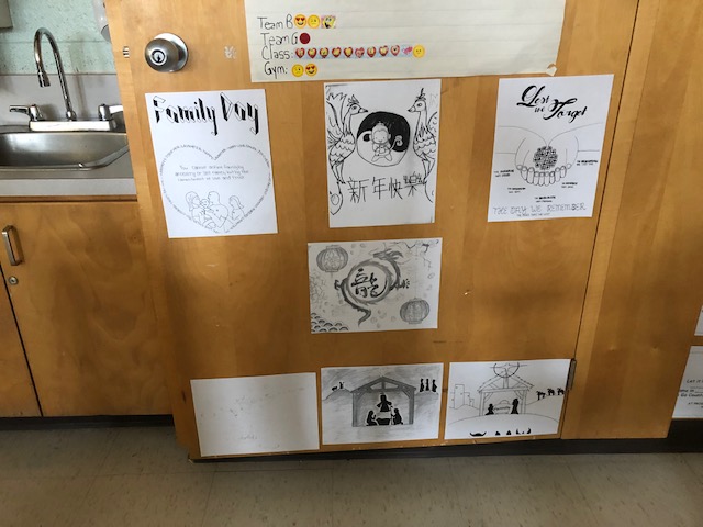 Good Luck to our YRDSB Calendar Art Contest Leders