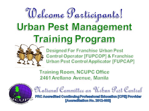 National Committee on Urban Pest Control Training Institute: Urban Pest ...