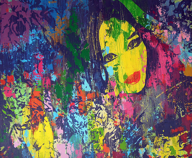 KUNST EN DESIGN: Schilderij Covered with flowers