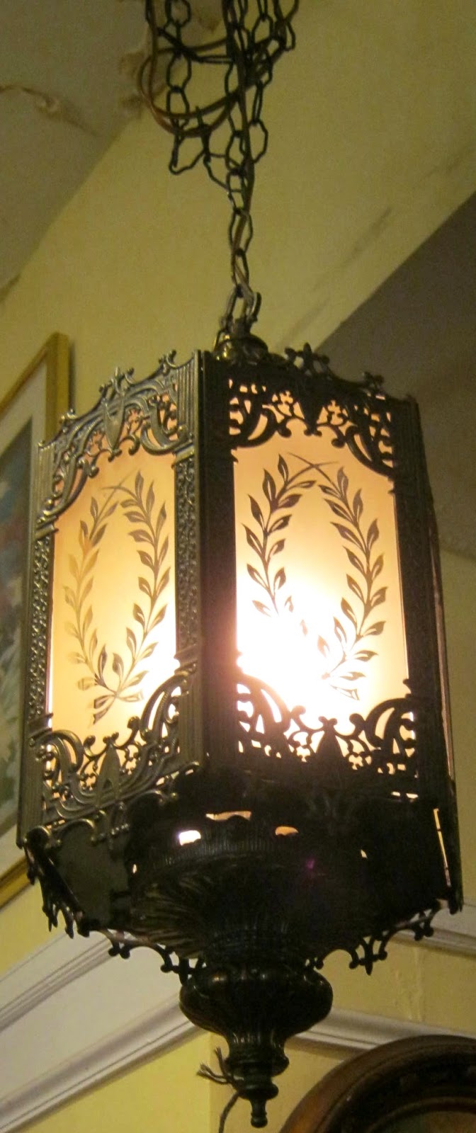 Funk & Gruven A-Z: LANTERN STYLE CEILING FIXTURE - 2 AVAILABLE