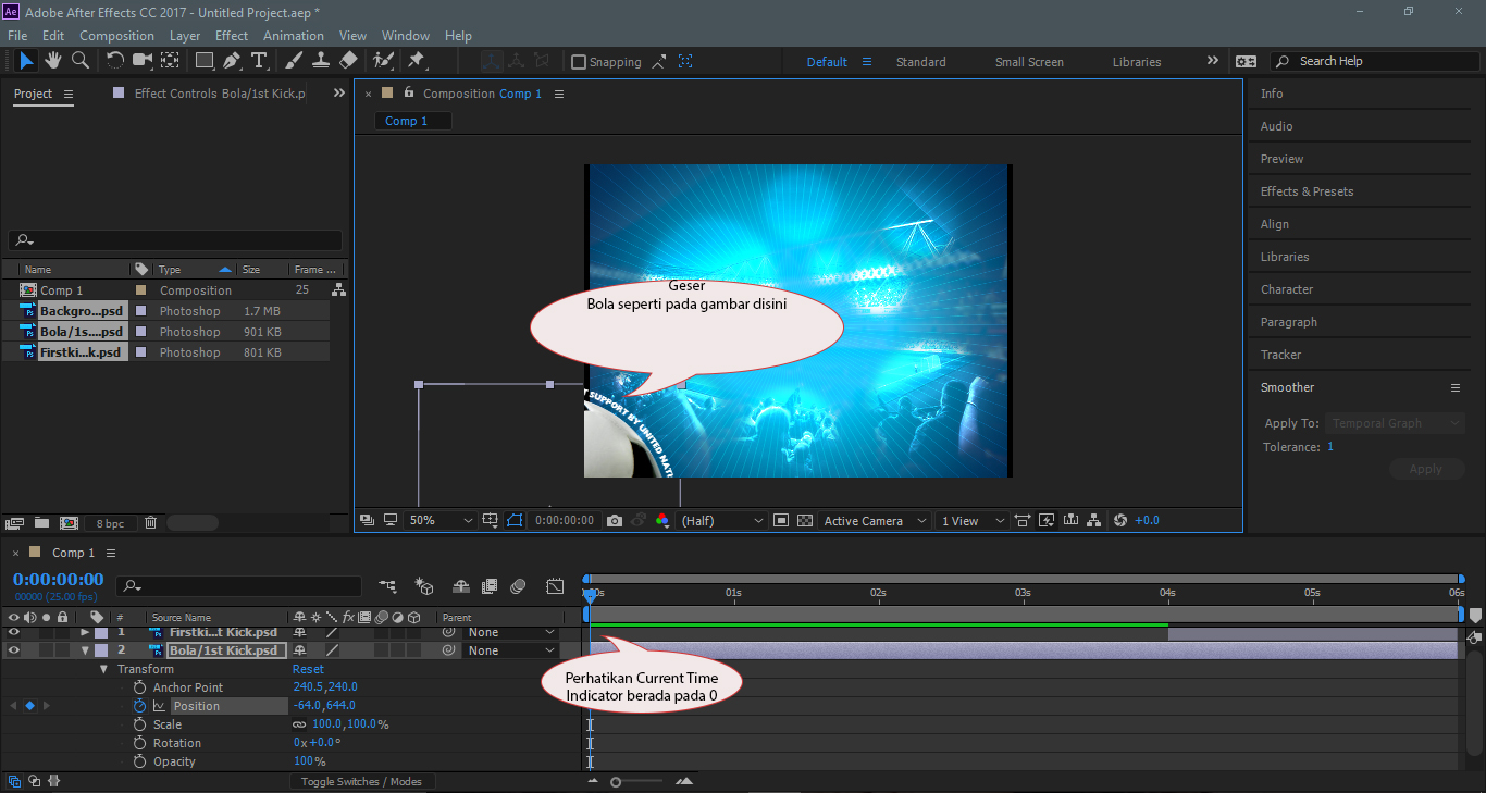 Tutorial After Effect - Membuat Animasi Sederhana untuk Pemula ...
