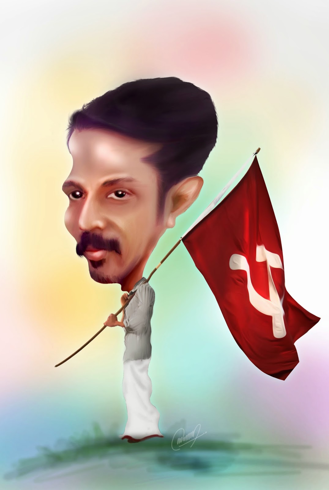 MANU MOHANAN: Caricature praheesh