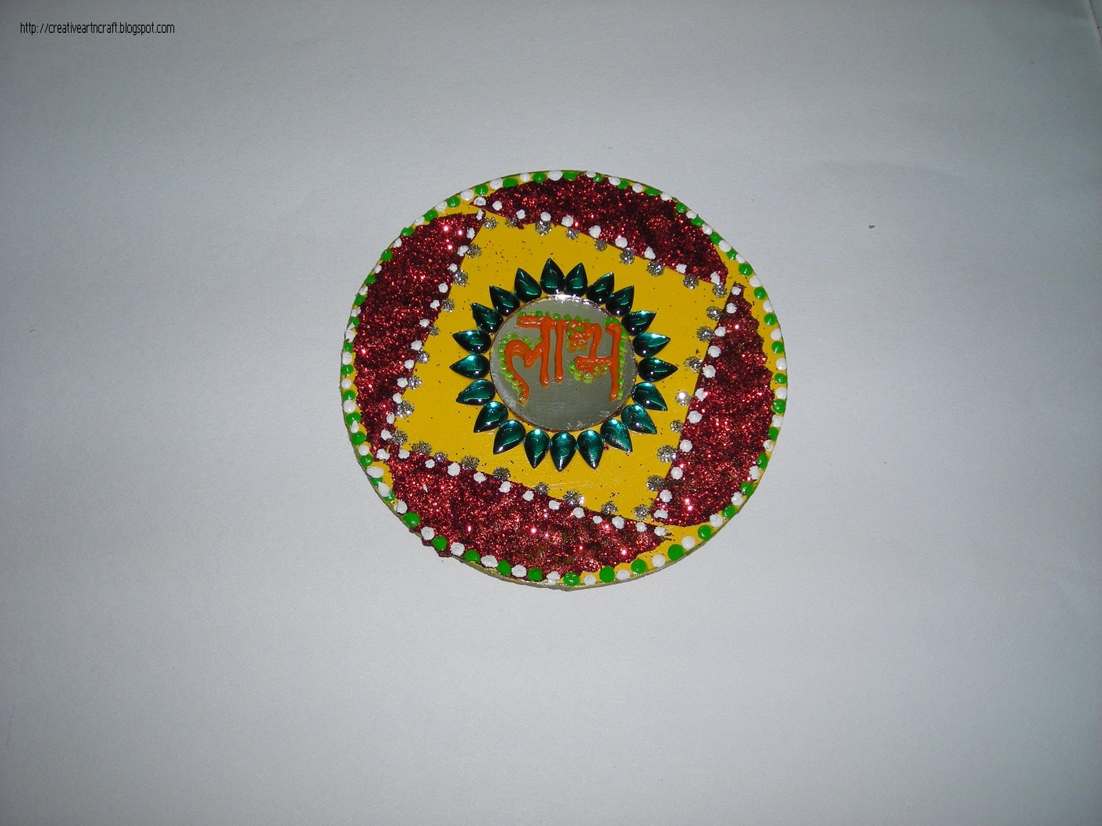 Anu's art and crafts: Shubh - Labh for Diwali