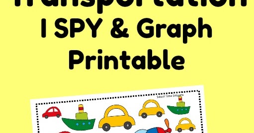 Count & Graph Transportation Activity | School Time Snippets
