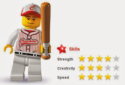a day in a zoider's world: lego minifigure: baseball player