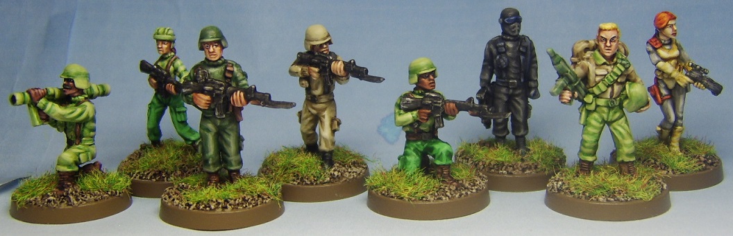 G I Joe Dreadnoks 28mm Miniatures