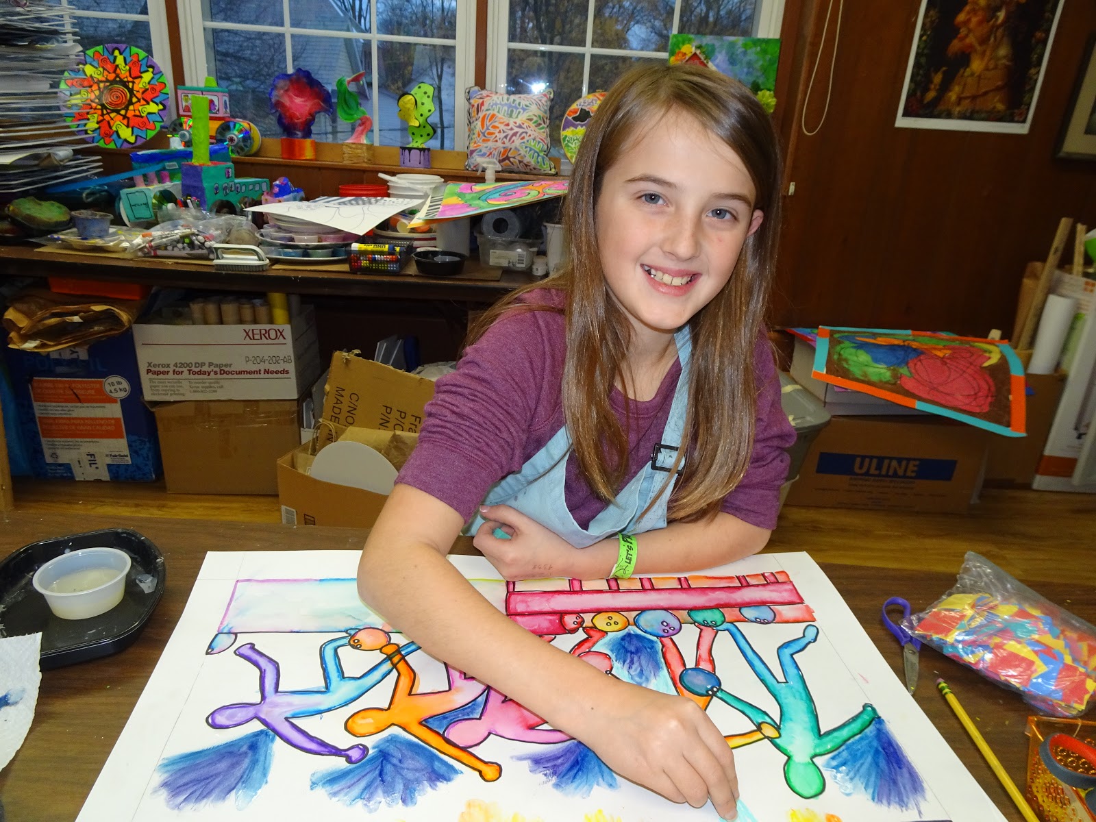 There's a Dragon in my Art Room: New Project: People in Motion