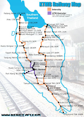 TRANSPORT : KTMB Railway Map