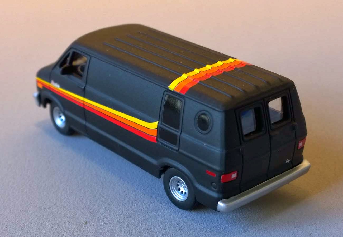 Sixty Four Ever Diecast: 1976 Dodge B-100 Van by GreenLight