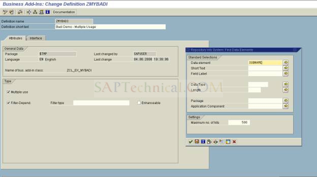 Step by Step guide on BADI with Filter implementation - Sap 4 All