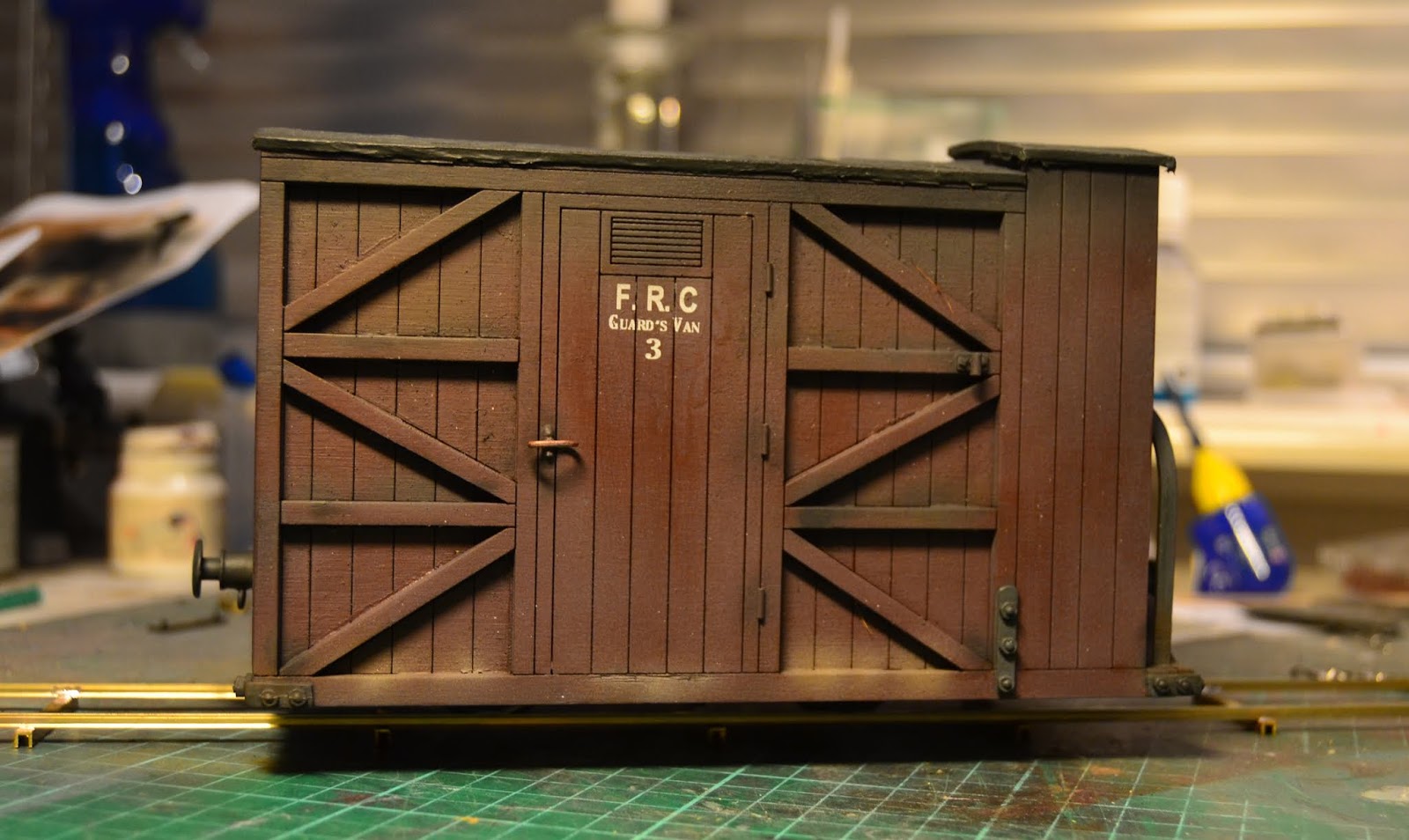 Nystrup Gravel: Finished Ffestiniog Brake Van