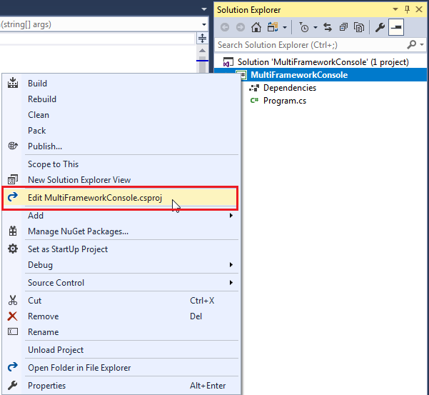 Target Multiple Frameworks in .NET Core 2.x App | Sirees