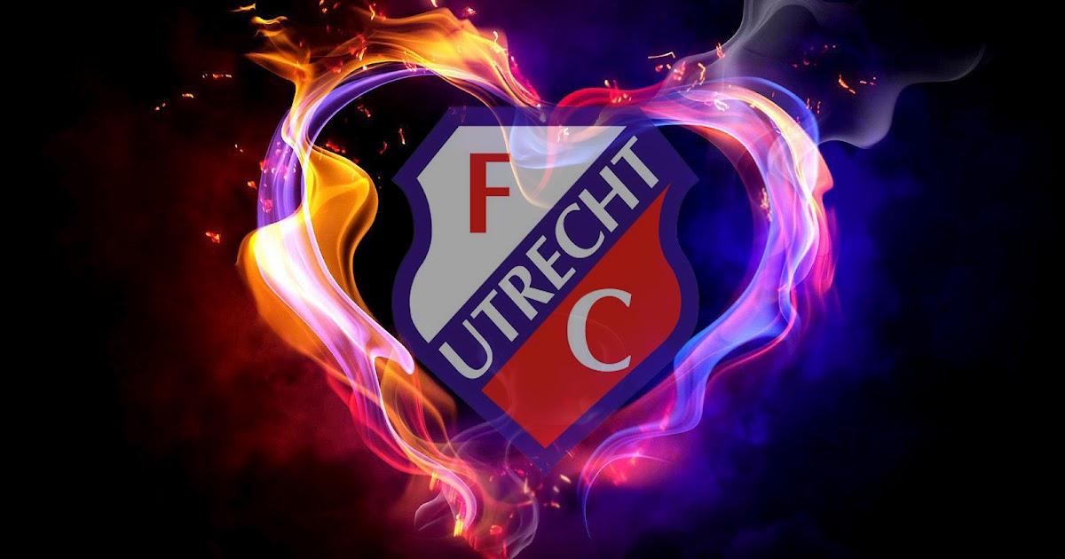 FC Utrecht wallpaper met vuur | Bureaublad Achtergronden