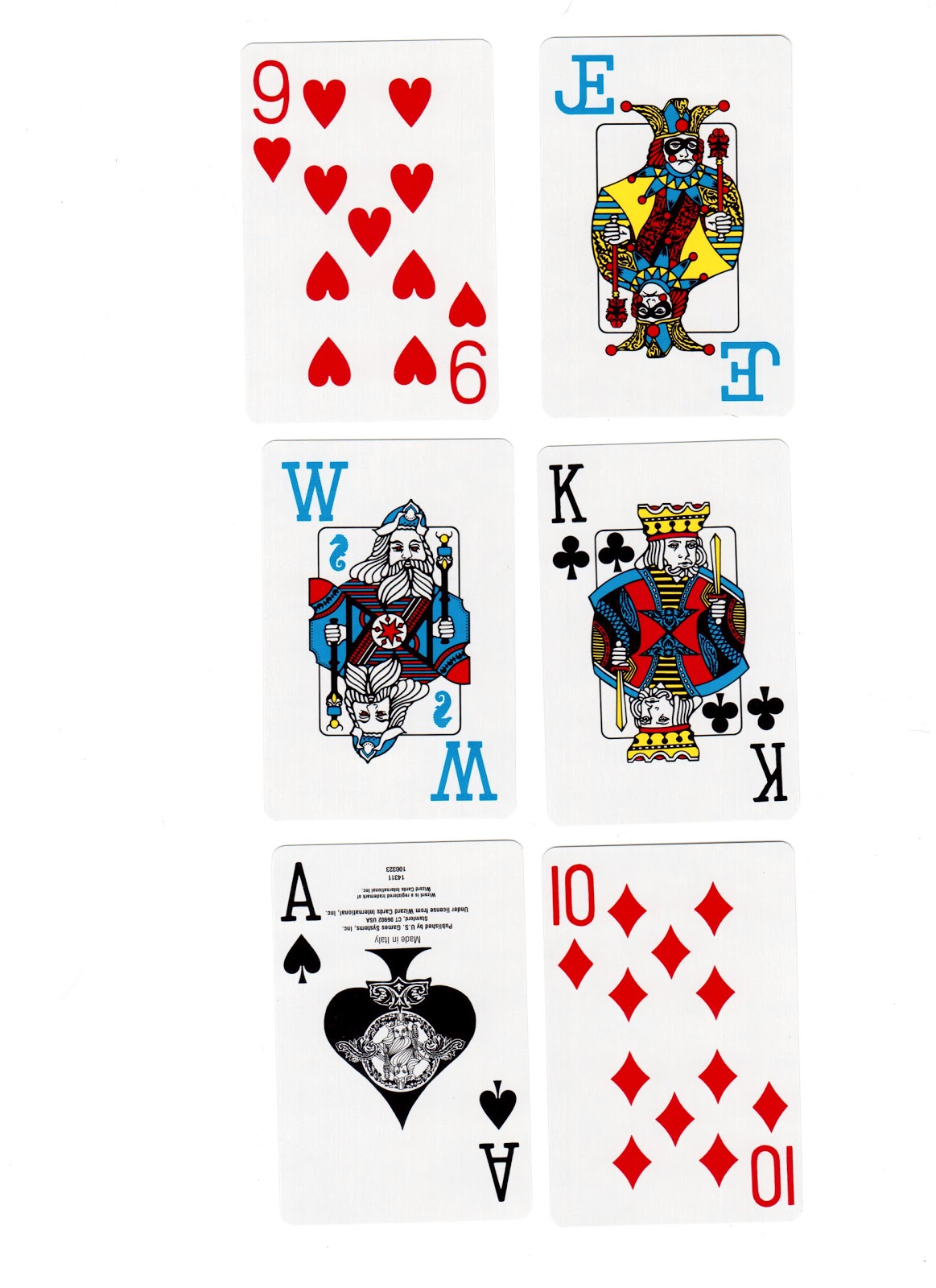 Wizard Card Game Wizard LARGE INDEX Deck wizard-card-game-wizard-large-index-deck