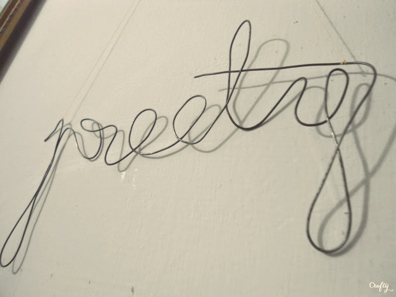 Crafty: DIY Anthro Inspired Wire Wall Art/Jewelry Display