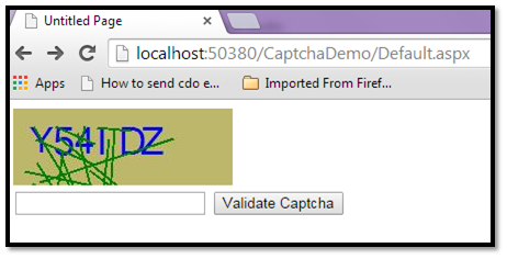 Dot Net Examples: How to use Captcha in ASP.Net