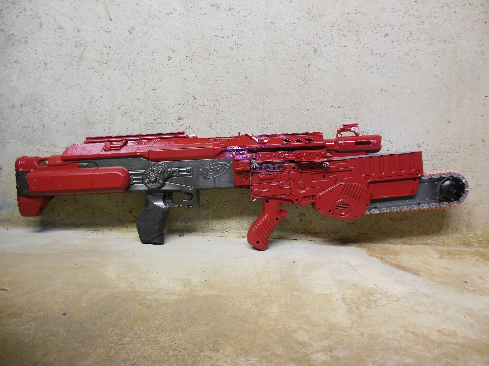 Lasagna678 Nerf Mods: Stampede with Interchangeable Grenade Launcher ...
