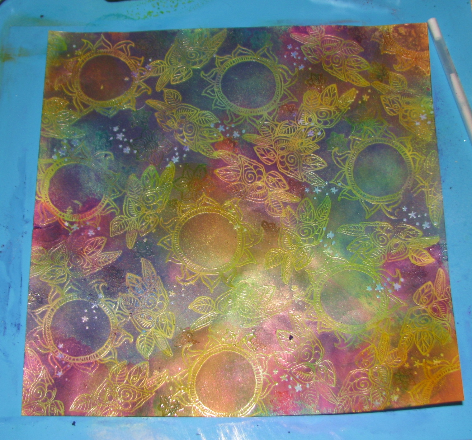 Ink Stains: Faux Batik