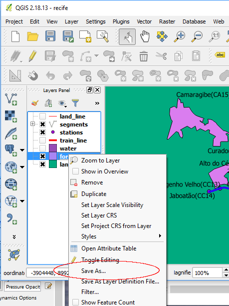 dominoc925: Using QGIS to export CSV files with Well Known Text geometry