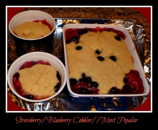 I Like to Bake and Cook Blog: Strawberry/ Blueberry Cobbler like Mom ...