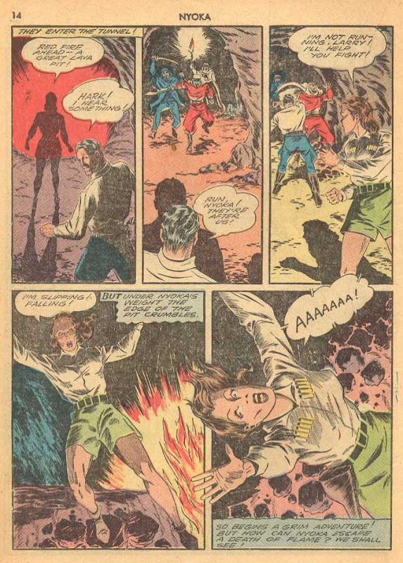The Comic Book Catacombs: Perils of Nyoka: "Doom in the Desert ...