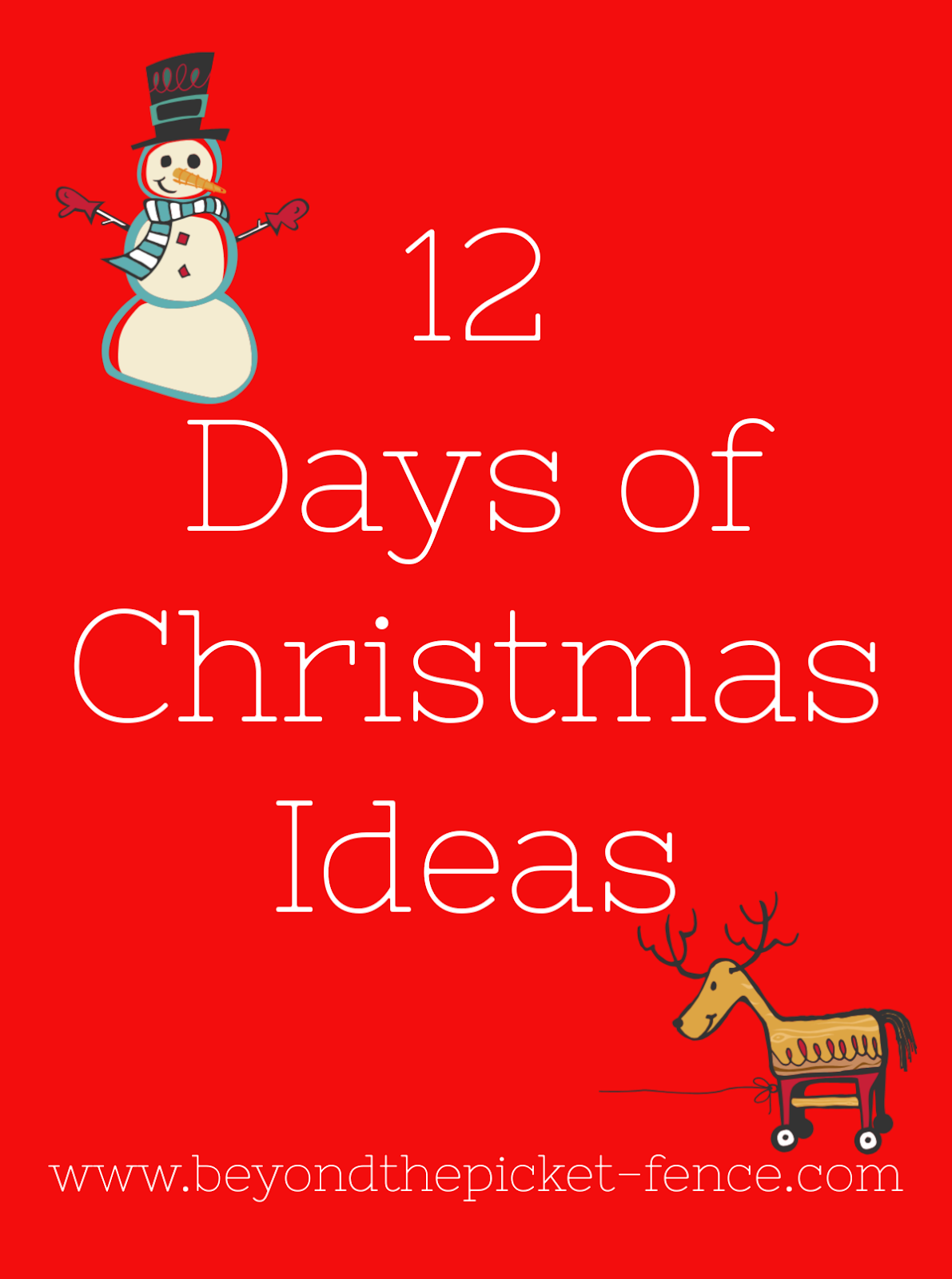 Beyond The Picket Fence: 12 Days of Christmas Day 4 Simple Centerpiece