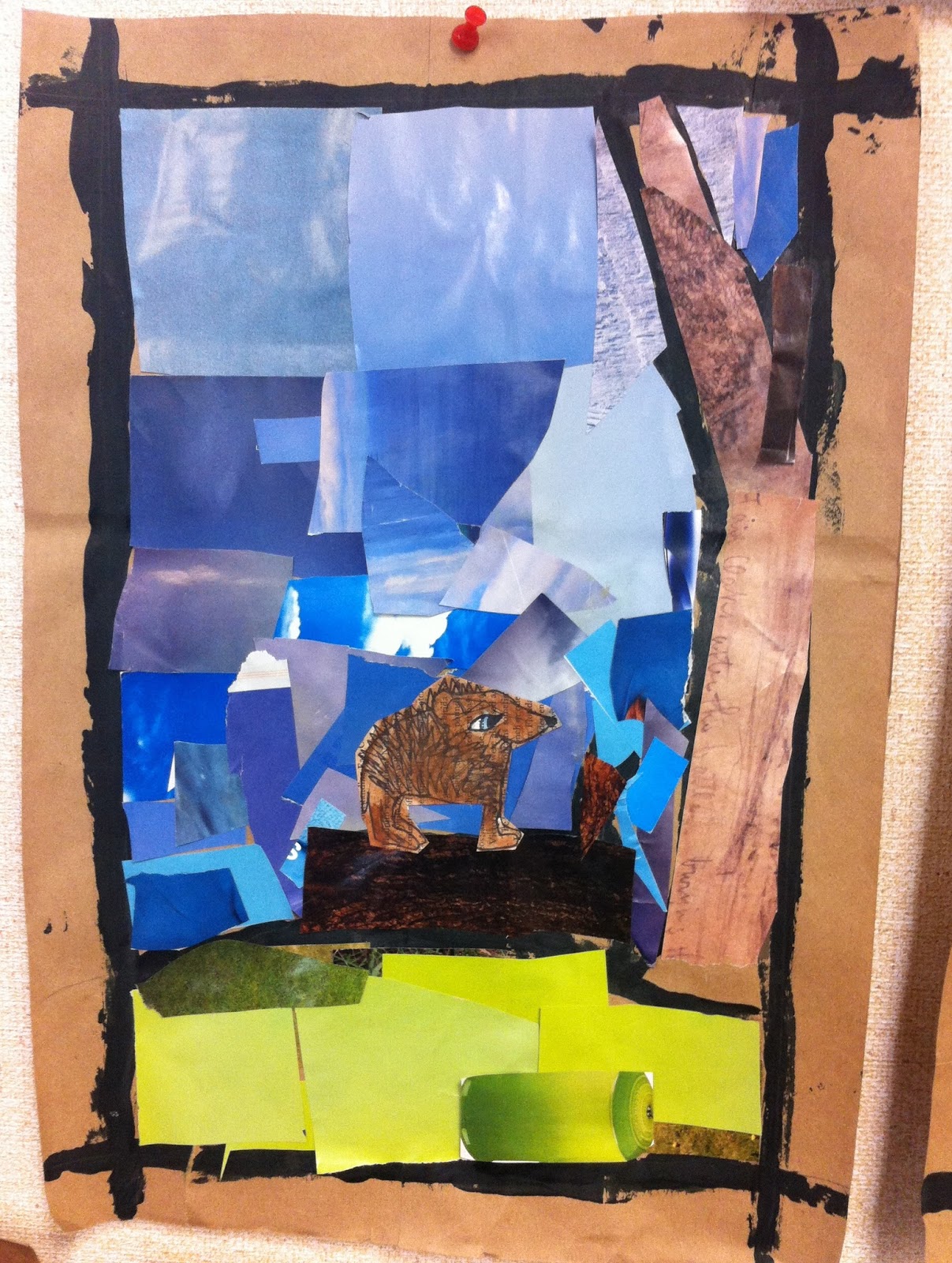 Rethink Crafts: Magazine Mosaics with 4th graders