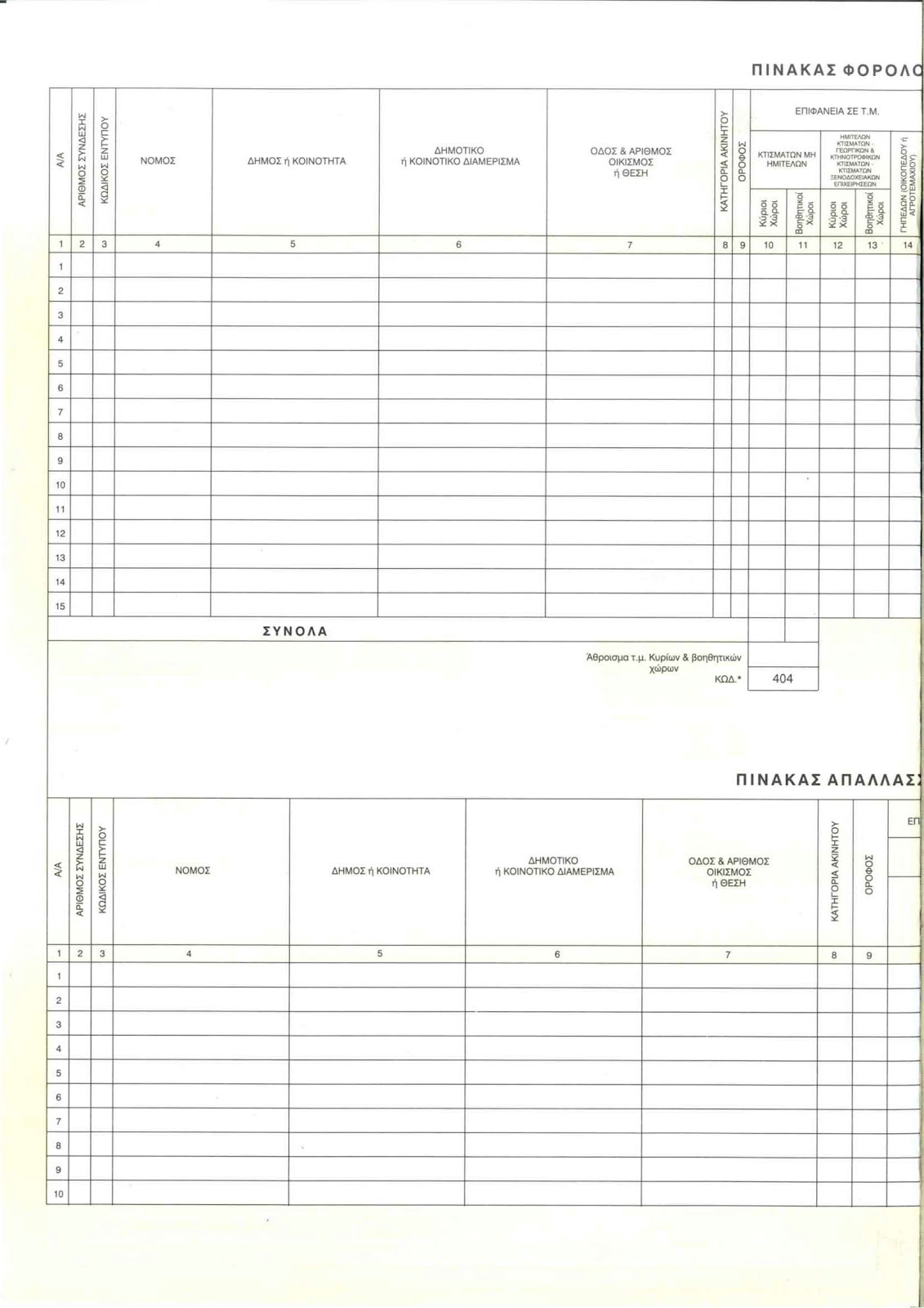 logistis: ΔΗΛΩΣΗ ΦΟΡΟΥ ΑΚΙΝΗΤΩΝ ΠΕΡΙΟΥΣΙΑΣ ΝΟΜΙΚΩΝ ΠΡΟΣΩΠΩΝ 2012