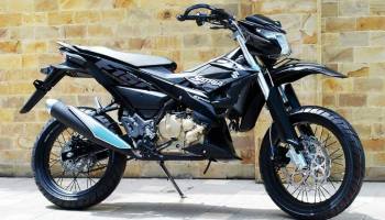 22+ Satria FU Modif Trail Adventure