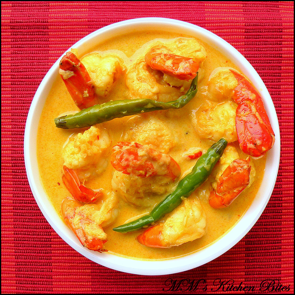 MM's Kitchen Bites: Chingri Malaikari/Prawns cooked in Coconut Milk…a ...