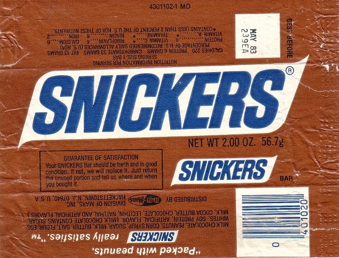 Tech-media-tainment: Niche websites: Candy bar wrappers, soda cans ...