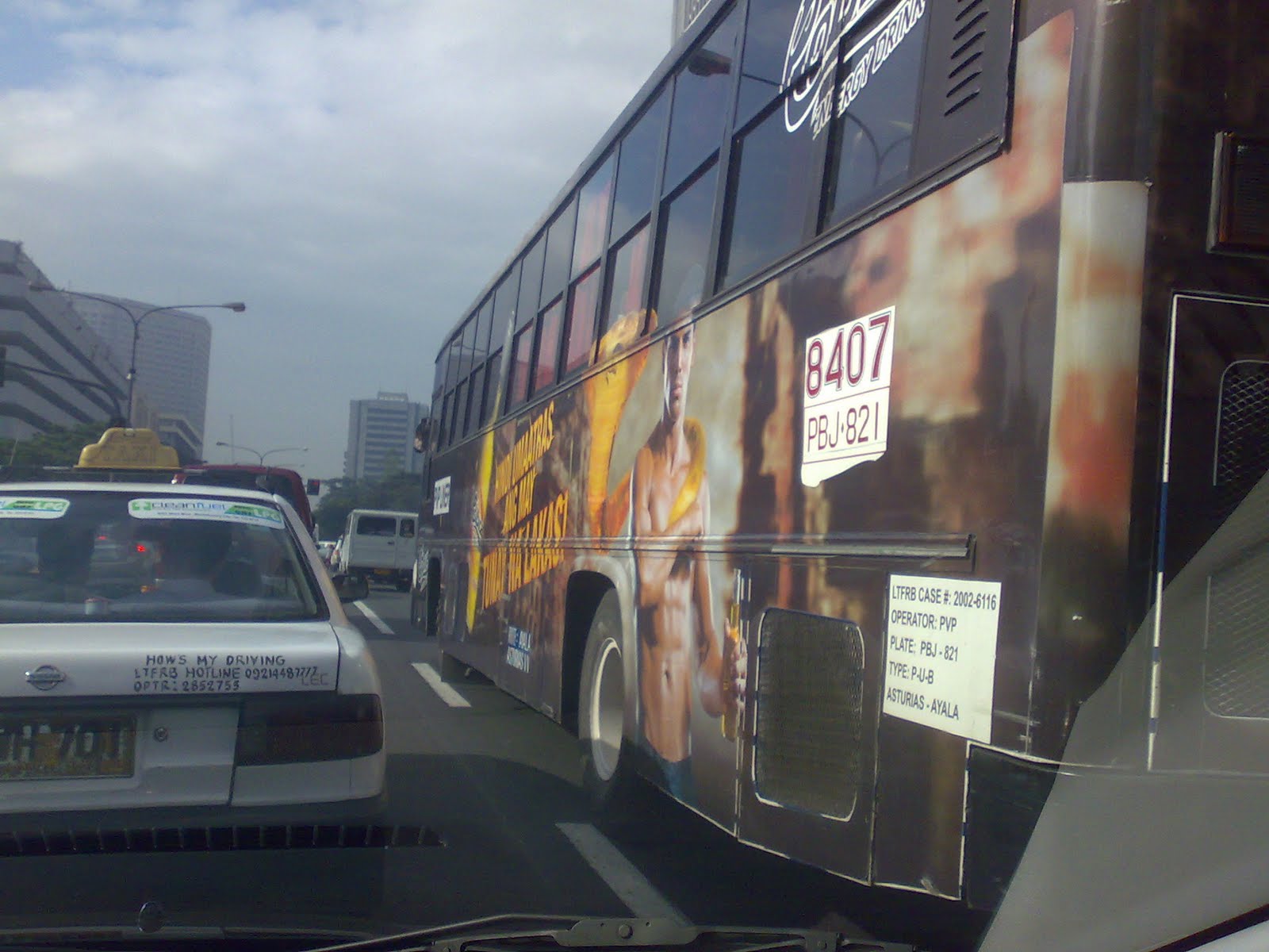 Bus Ads in the Philippines: Cobra Energy Drink Bus Ads