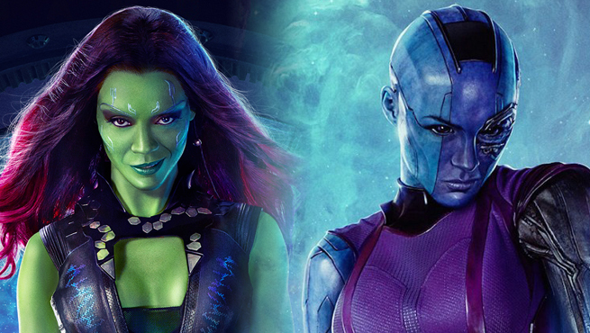 Atriz fala sobre a relação de Gamora e Nebula em Guardiões da Galáxia ...
