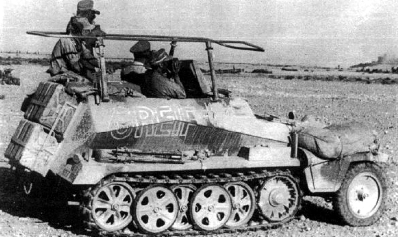 NAZI JERMAN: Foto Erwin Rommel Sebagai Panglima Afrikakorps