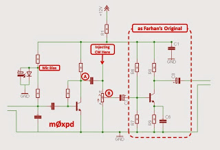 m0xpd's 'Shack Nasties': New BITx Mic PreAmp - for CW